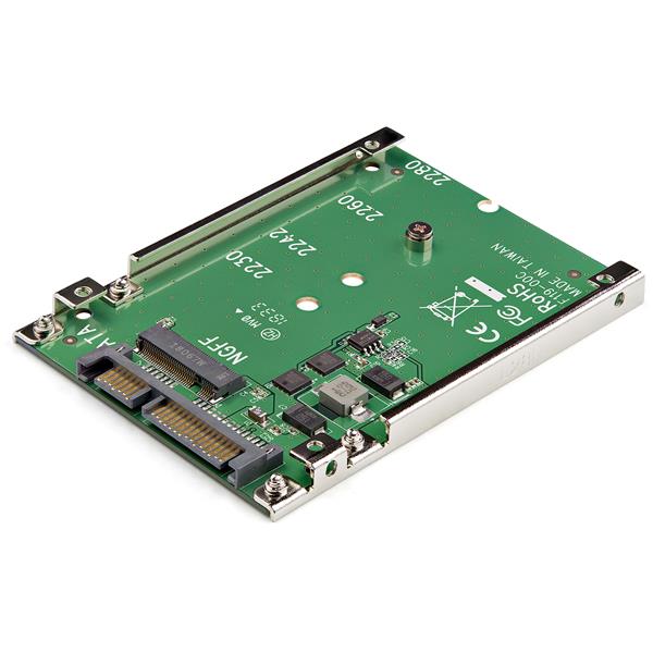 M 2 SSD To 2 5in SATA Adapter Converter Drive Adapters StarTech