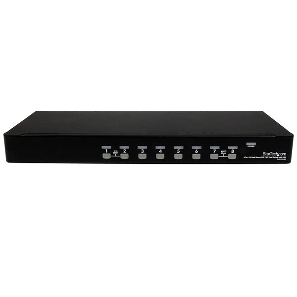 8 Port 1U Rackmount USB PS/2 KVM Switch | KVM Switches | StarTech.com 8 Port 1U Rackmount USB PS/2 KVM Switch | KVM Switches | StarTech.com
